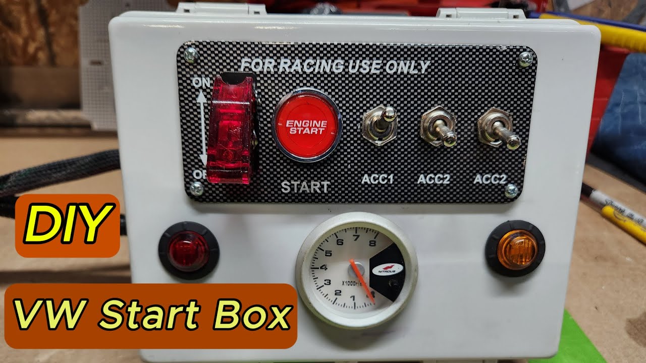 How to make a VW Engine Start Box - YouTube
