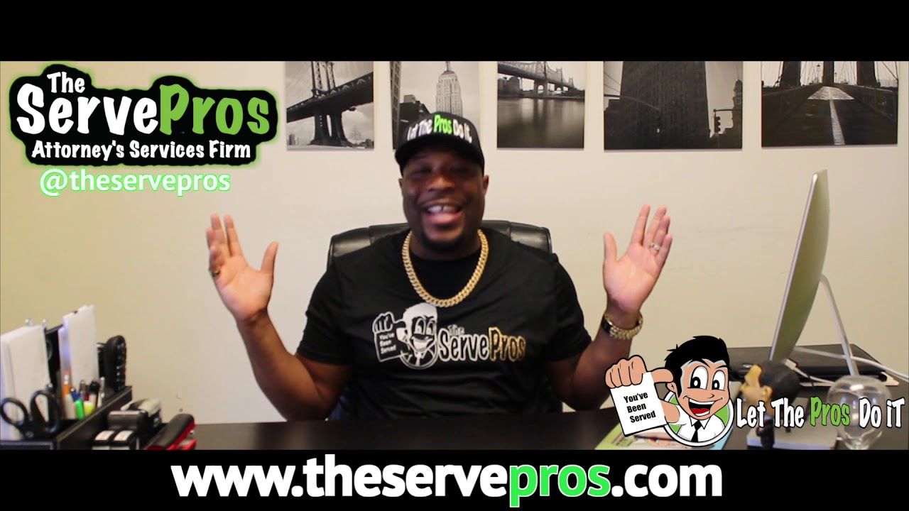 The Meth of A Process Server - YouTube