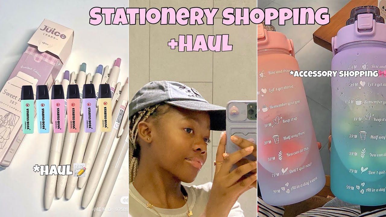 The Ultimate Stationery shopping+Haul: South African YouTuber - YouTube