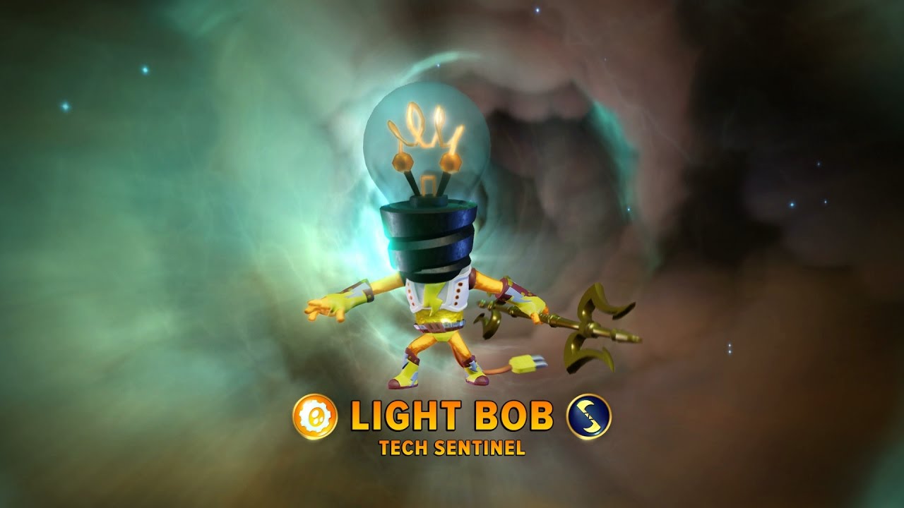 SKYLANDERS IMAGINATORS TECH SENTINEL CREATION LIGHT BOB - YouTube