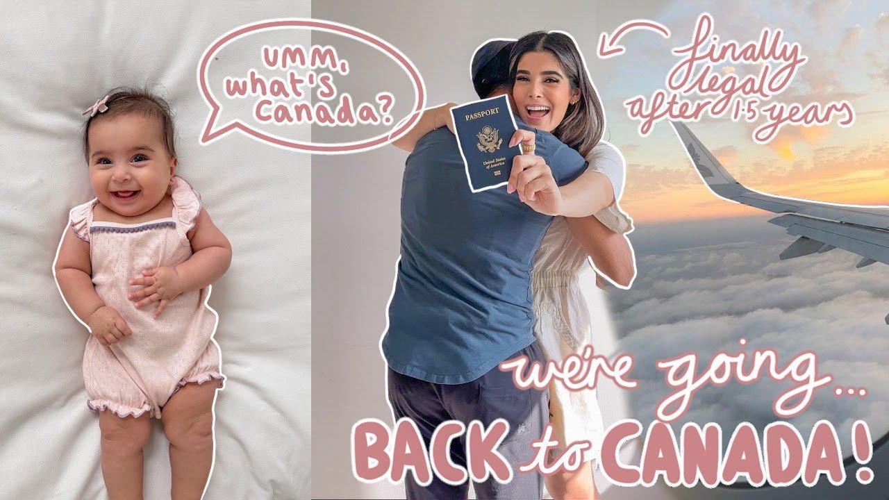 we're going BACK to CANADA! 🇨🇦 *I’m no longer an illegal immigrant 😜 ...