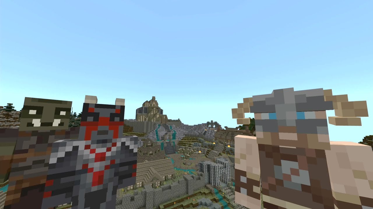 Minecraft - Hide and Seek - Whiterun (Skyrim) - YouTube