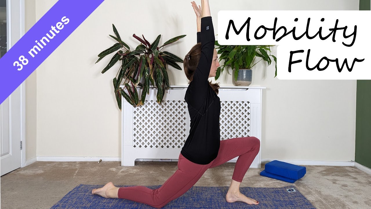 Simple mobility flow Pilates | Pilates Live - YouTube