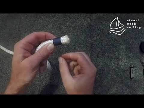 Short tutorial on doing a basic rope whipping - YouTube