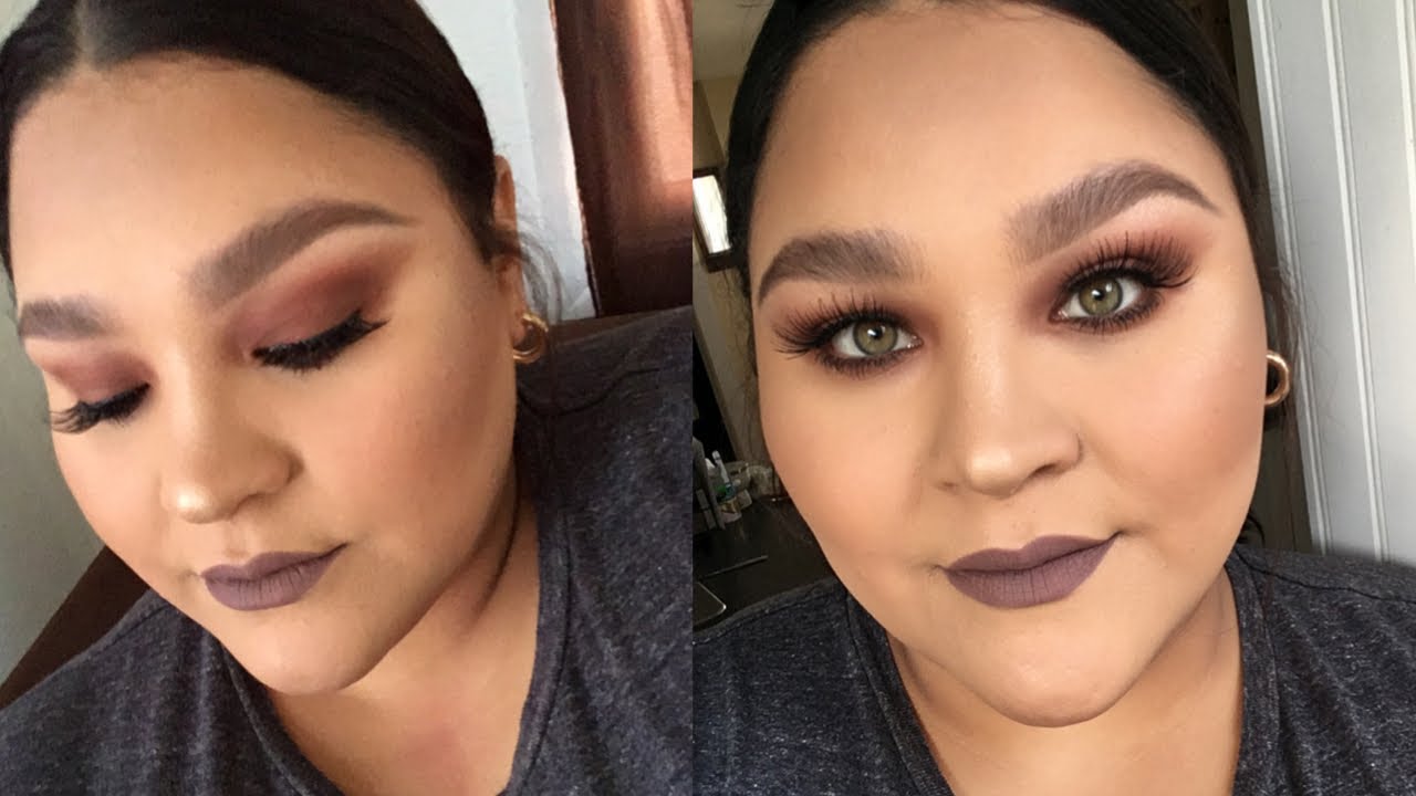 THANKSGIVING MAKEUP| ONLY ONE EYESHADOW COLOR! - YouTube