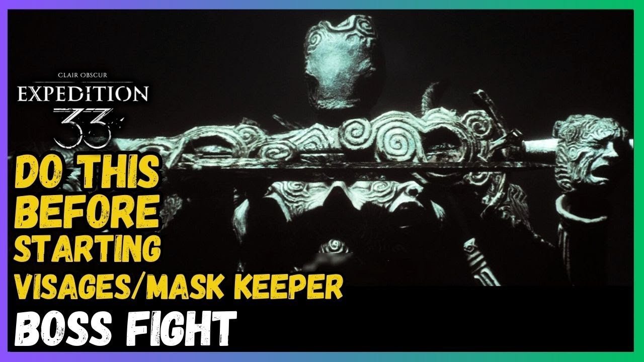 VISAGES/MASK KEEPER boss fight in Clair Obscur Expedition 33 [READ ...