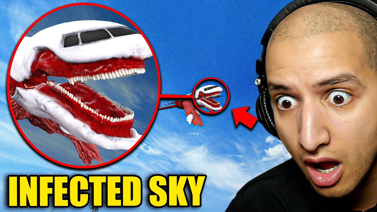 Drone Catches PLANE EATER In THE INFECTED SKY... - YouTube