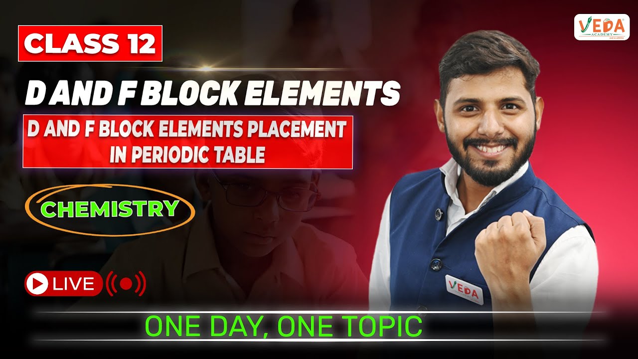 D And F Block Elements Placement In Periodic Table | Class 12 ...