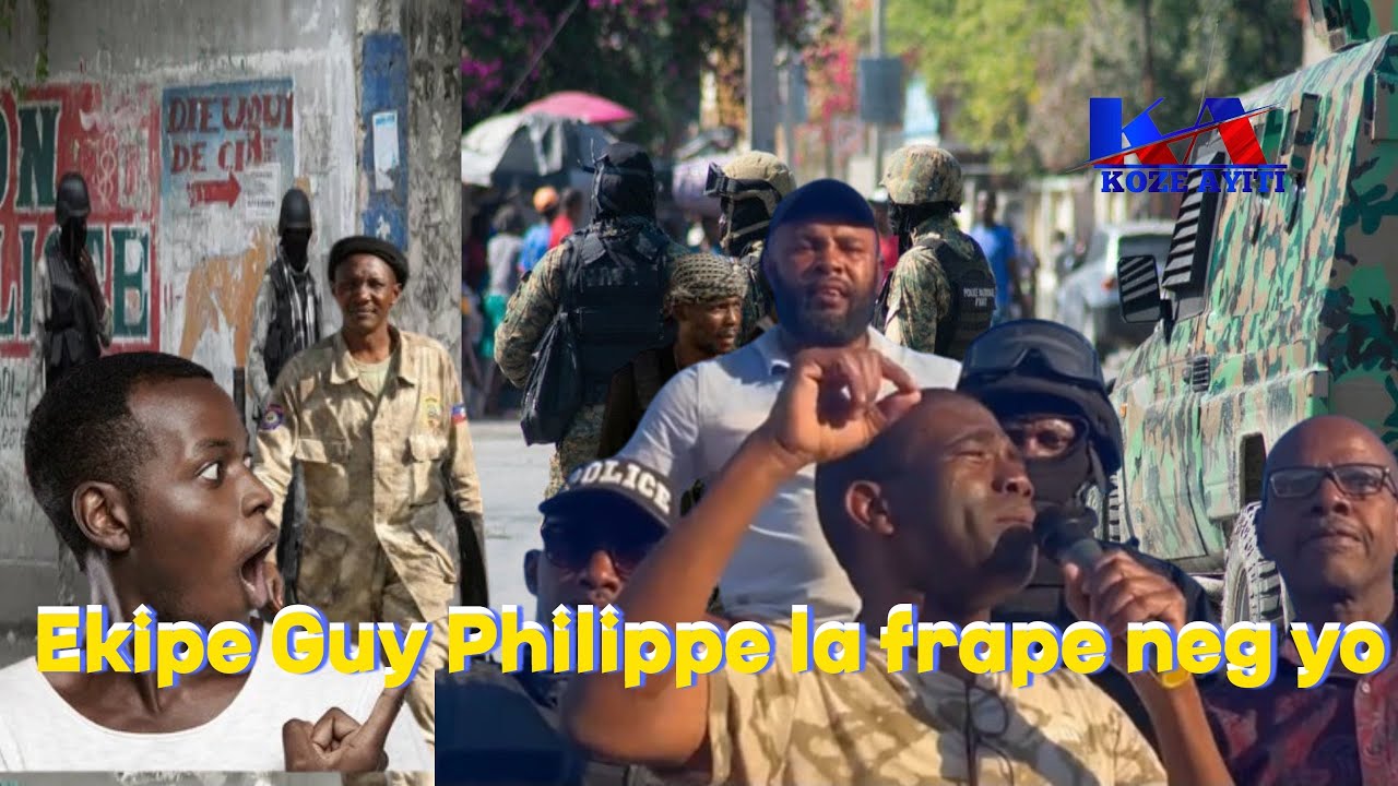 Woyyy neg Guy Philippe yo frape mezanmi se konfime se fini pou konsey ...
