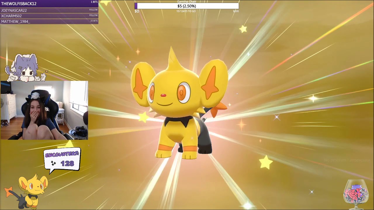 CUTEST SHINY SHINX REACTION - YouTube