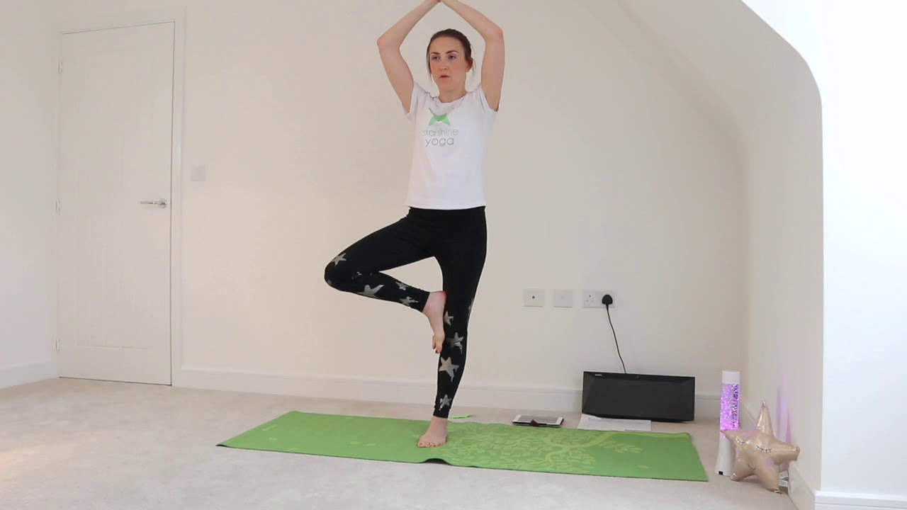 Kids yoga - Lesson 1 (3 - 8 year olds) - YouTube