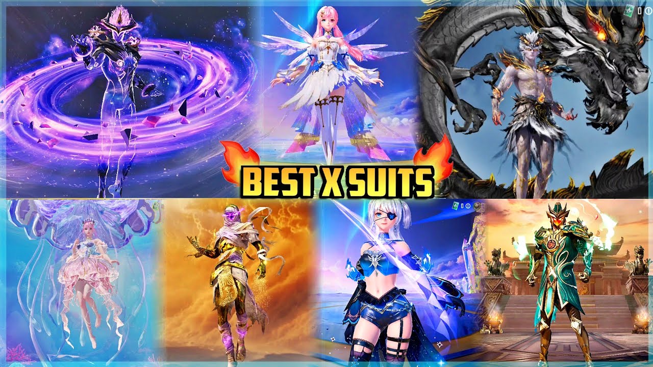 Game For Peace All New X Suits Gameplay | Best x Suit in Pubg Chinese ...