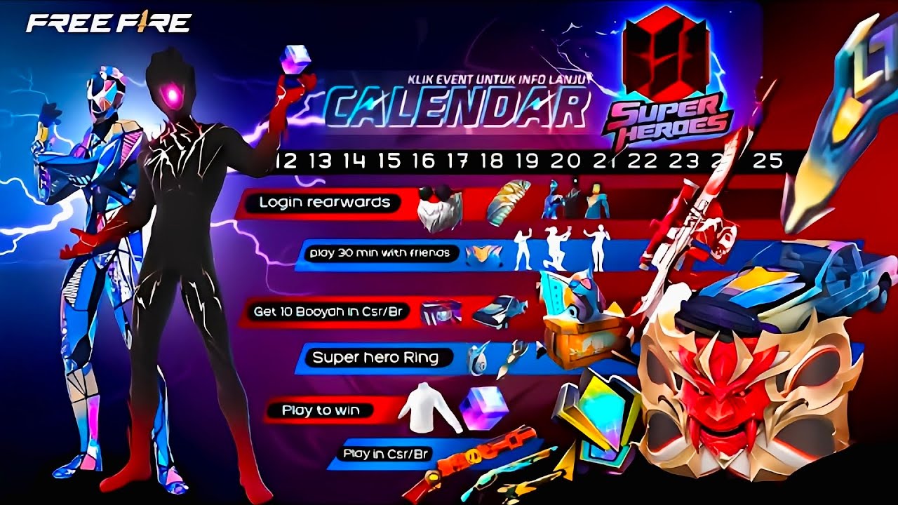 Super Hero Event Free Rewards-- _ Free Fire New Event _ Ff New Event ...