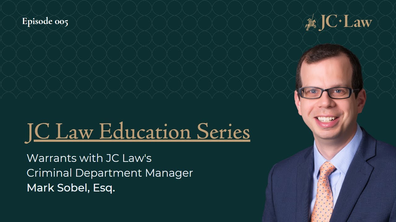 JC Law Education Series Episode 6: Warrants with Criminal Department ...