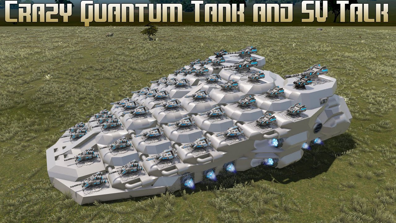 Empyrion Galactic Survival - Crazy Quantum Tank and SV Talk - YouTube