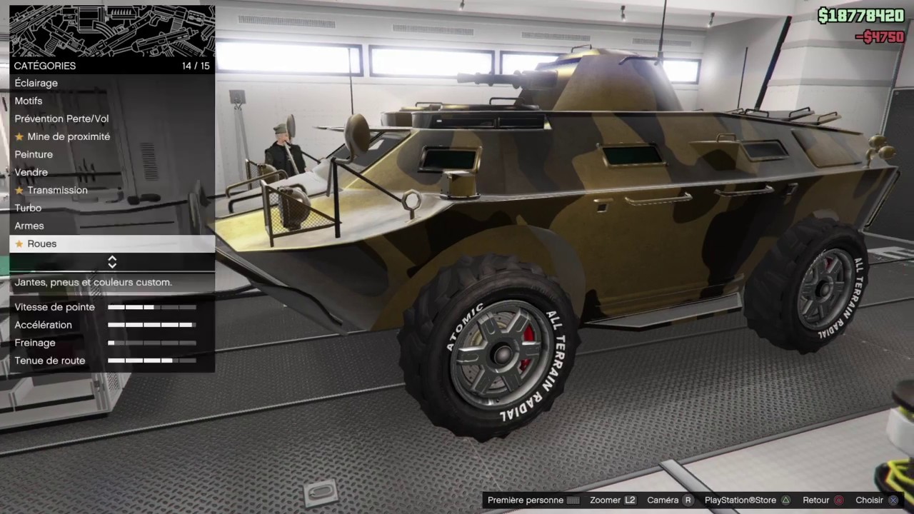 GTA V online présentation et custom cars APC Gameplay dlc trafic d ...