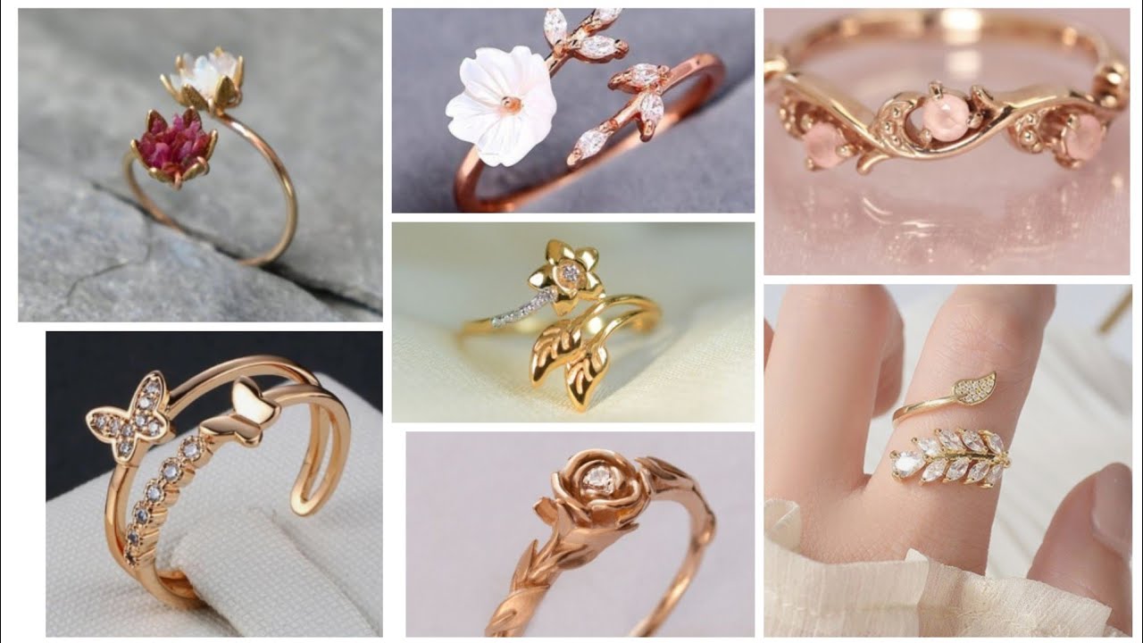 Pretty gold ring for daily use|| Beautiful Gold ring designs for ...