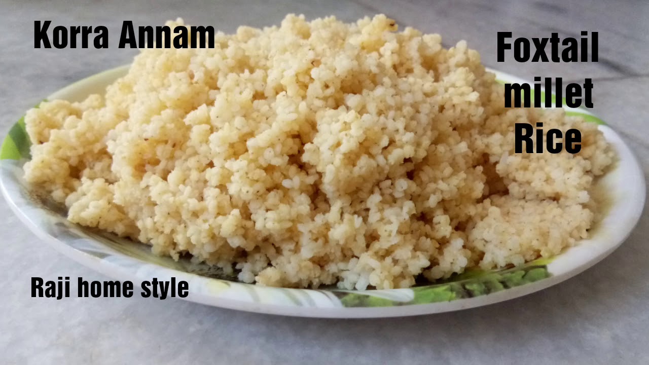 కొర్ర అన్నం తయారీ I Korra Biyyam Annam Thayari I How To Make Korra ...