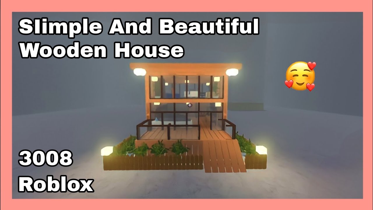 SIMPLE AND BEAUTIFUL WOODEN BASE IDEA FOR 3008 ROBLOX | MyelPlays - YouTube