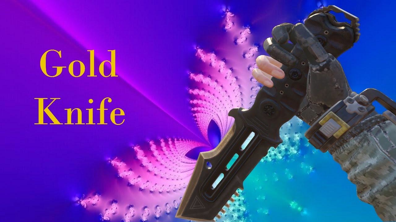 Call of Duty®: Black Ops III Gold Combat Knife - YouTube