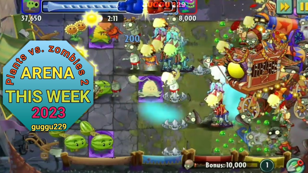 pvz|pvz2|plants vs zombies 2 de arena - YouTube