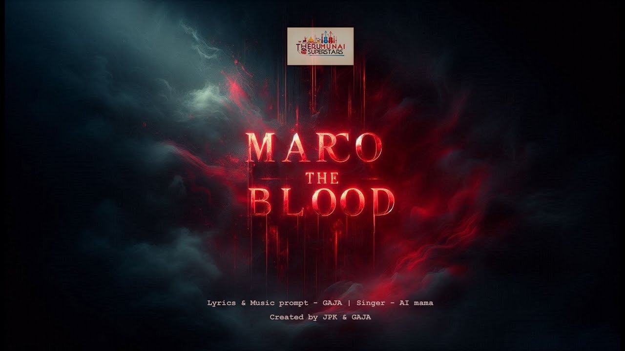🔥 Marco The Blood | Lyrical Music Video | Tamil AI Album Song | GAJA ...