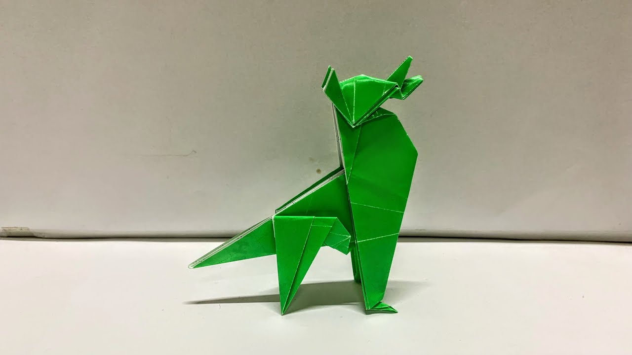 Origami Wolf Tutorial - YouTube