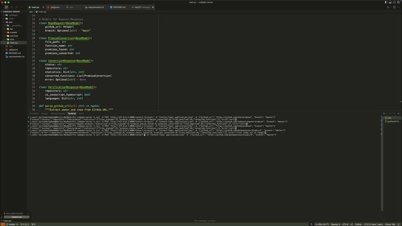 demo codegen mod - YouTube
