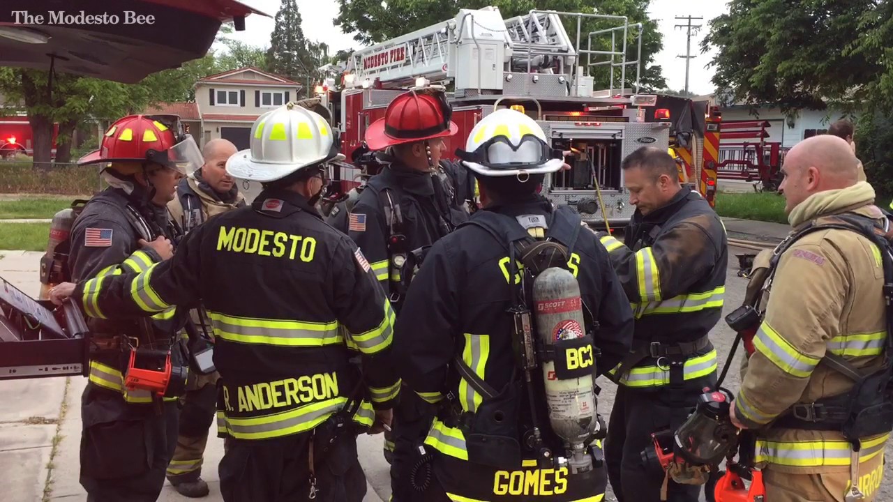 Suspicious fire in Modesto - YouTube