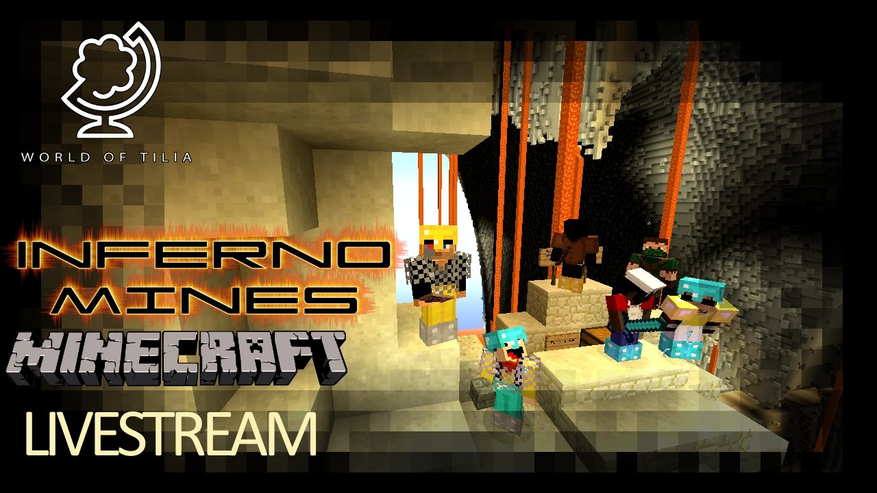 Minecraft: Inferno Mines (Livestream 3) - YouTube