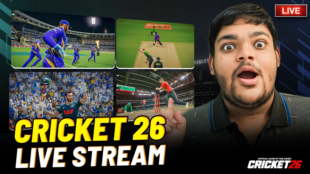 Cricket 26 is Here 😍🔥 Launch Day First Live Stream | Cricket 26 Live ...