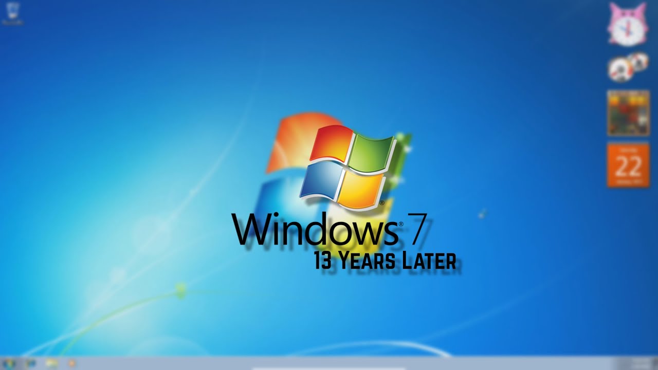 Windows 7 - 13 Years Later - YouTube