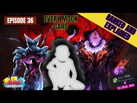 EVERY MOON CARD in Anime Card Clash (Ranked & Explained!) – Full Tier ...