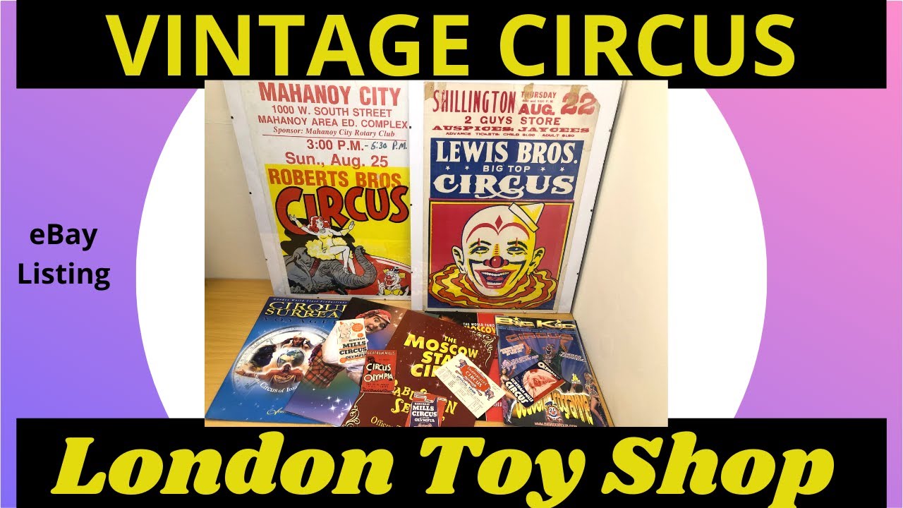 Vintage Circus Programs & Posters - YouTube