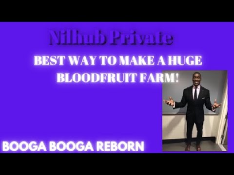 Best way to make a farm in booga booga reborn |NILHUB PRIVATE| - YouTube