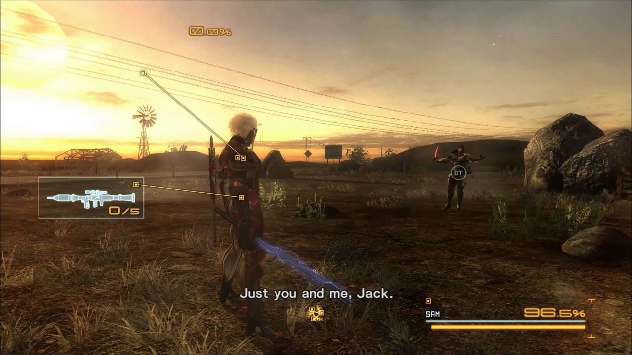 Metal Gear rising revengeance Bonus - JetStream Sam Rematch/codecs ...