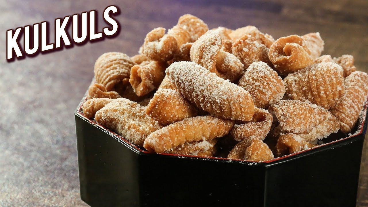 Christmas Special Kulkul Recipe - Goan Sweet Recipe - Eggless Kalkals ...