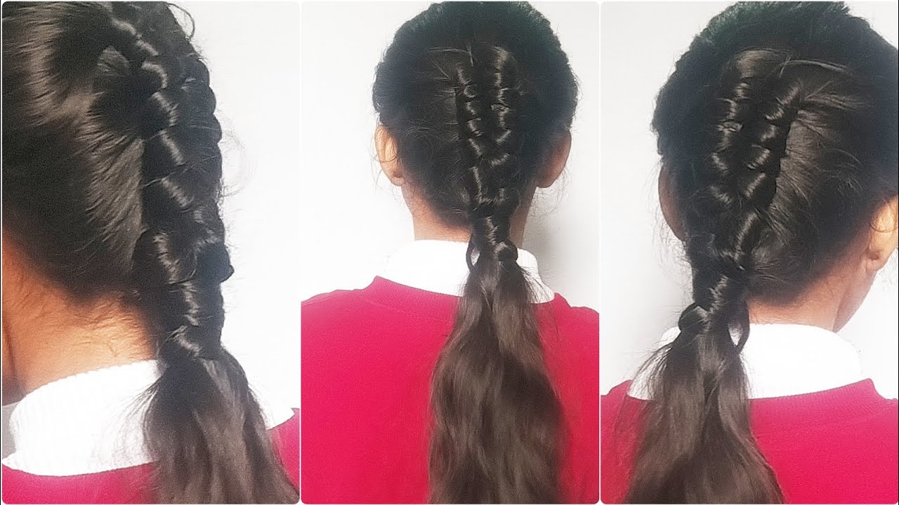 Infinity Dutch braid hairstyle| Mahi's microcosm| - YouTube