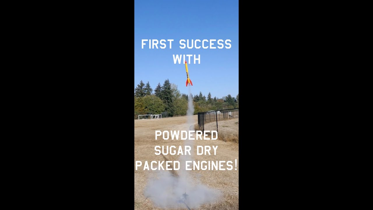 Model Rocket Sugar Engine Success and In-Flight Camera Footage From the ...