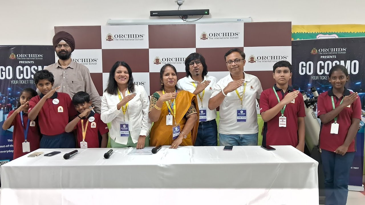 "Go Cosmo" - Astronomy Fair at Orchids The International School - YouTube