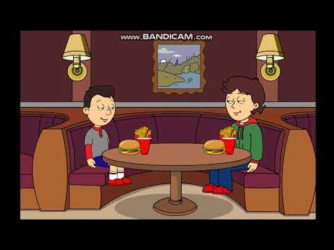Classic Caillou Misbehaves at McDonald's/Grounded - YouTube