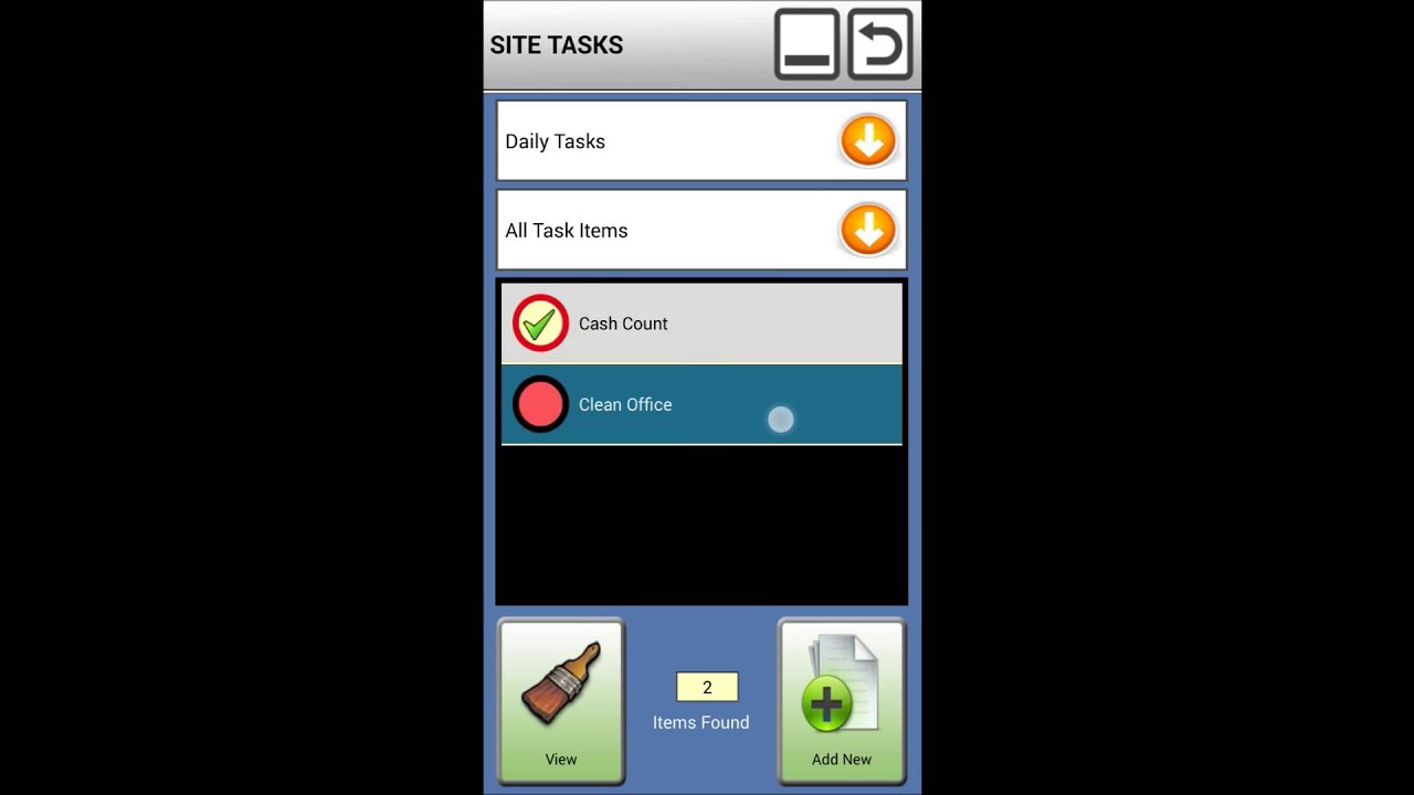 eTRACKER Mobile App - Opening and Completing Repeating Tasks - YouTube