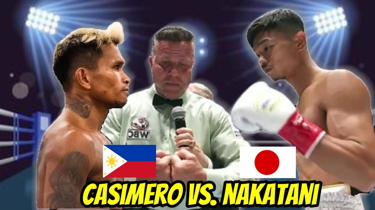 HAPON SUMUKO KAY CASIMERO DITO NATAKOT SI INOUE | CASIMERO VS NAKATANI ...