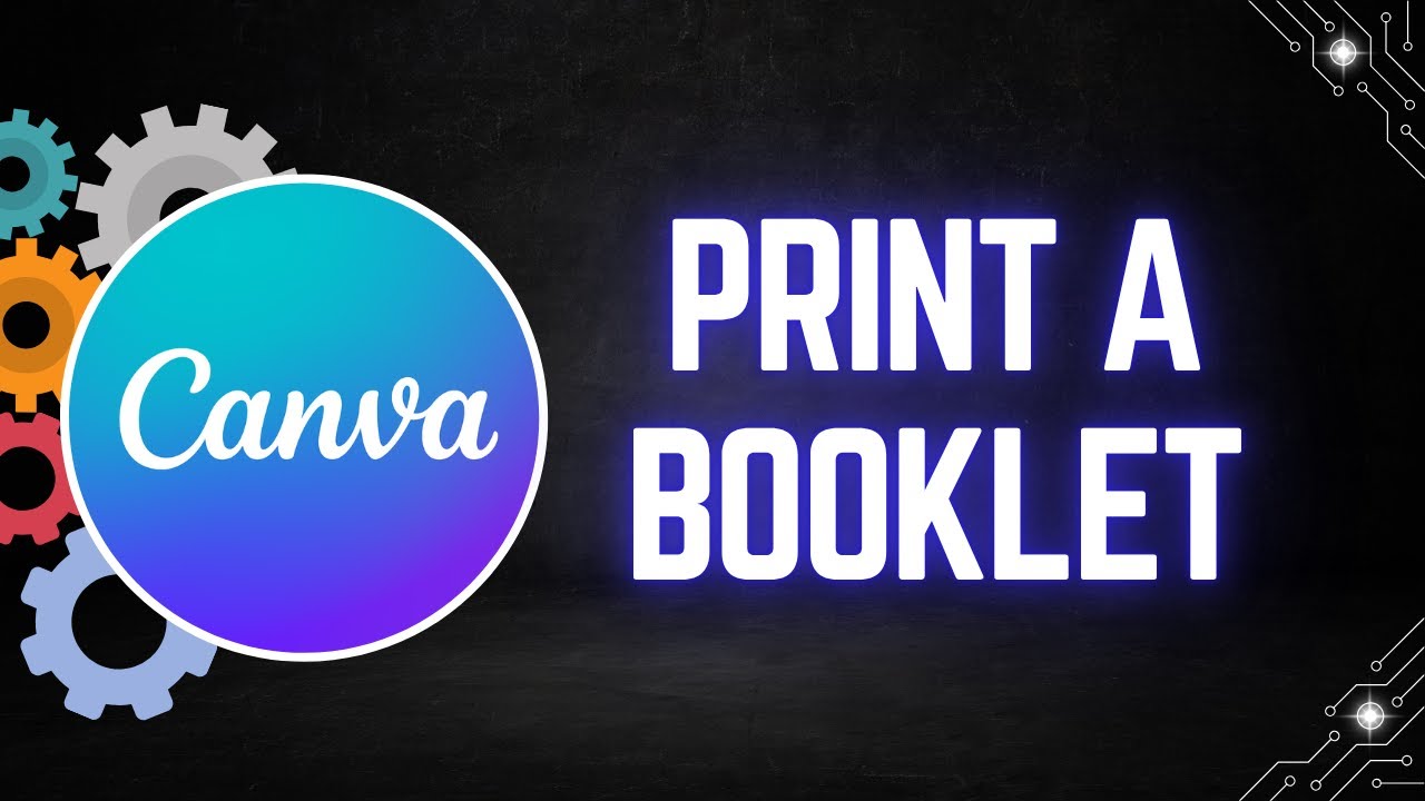 How to Print a Booklet from Canva - YouTube