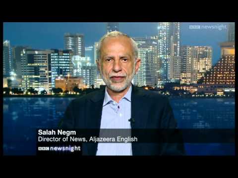 NEWSNIGHT:Aljazeera news director on Egypt journalist arrests