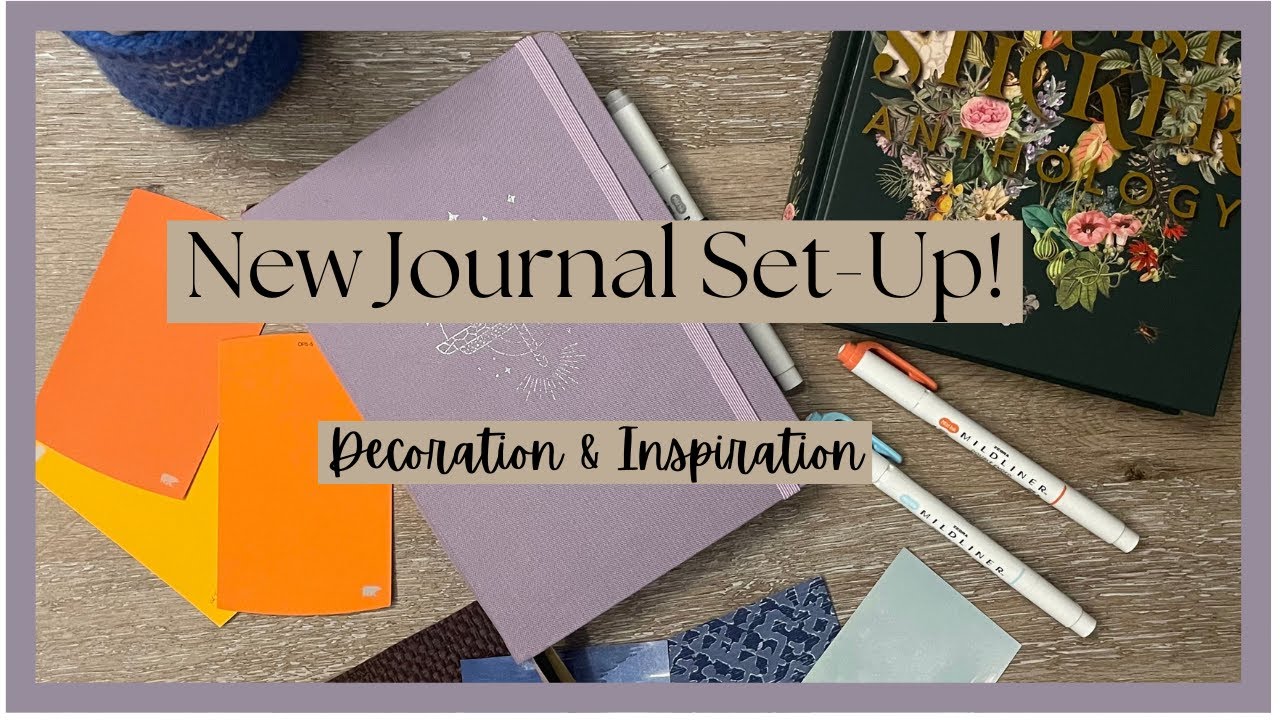 New Journal Set-Up | Decoration & Inspiration - YouTube