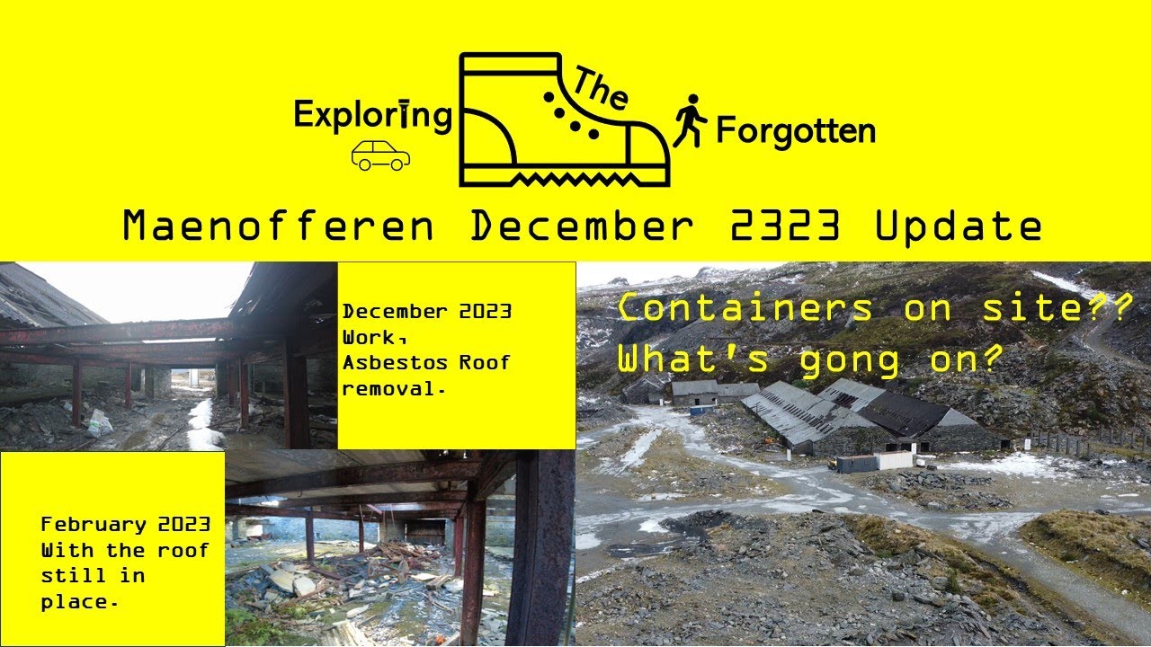 Maenofferen December 2023 Work has started!!! - YouTube