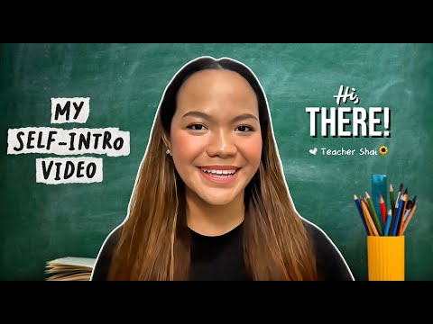 My Self-Introduction Video for ESL Teaching | ESL Introduction Video ...