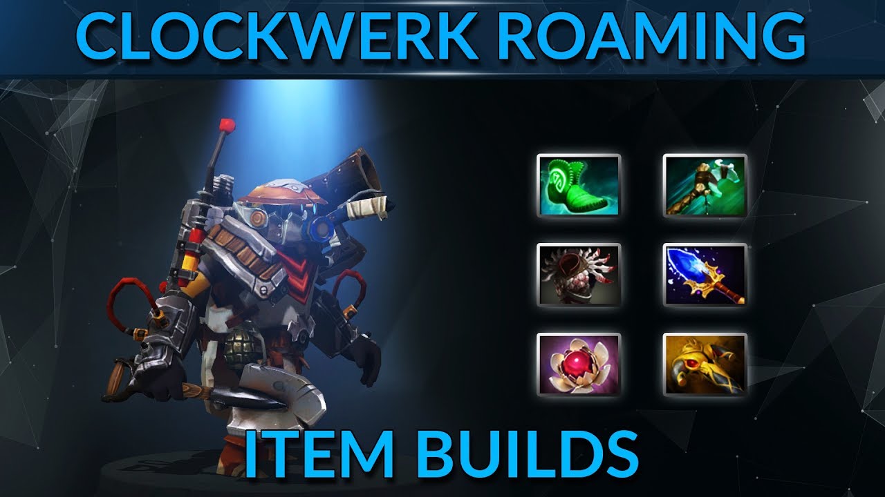 The pro scene clockwerk roaming item build explained by ZYXC - YouTube