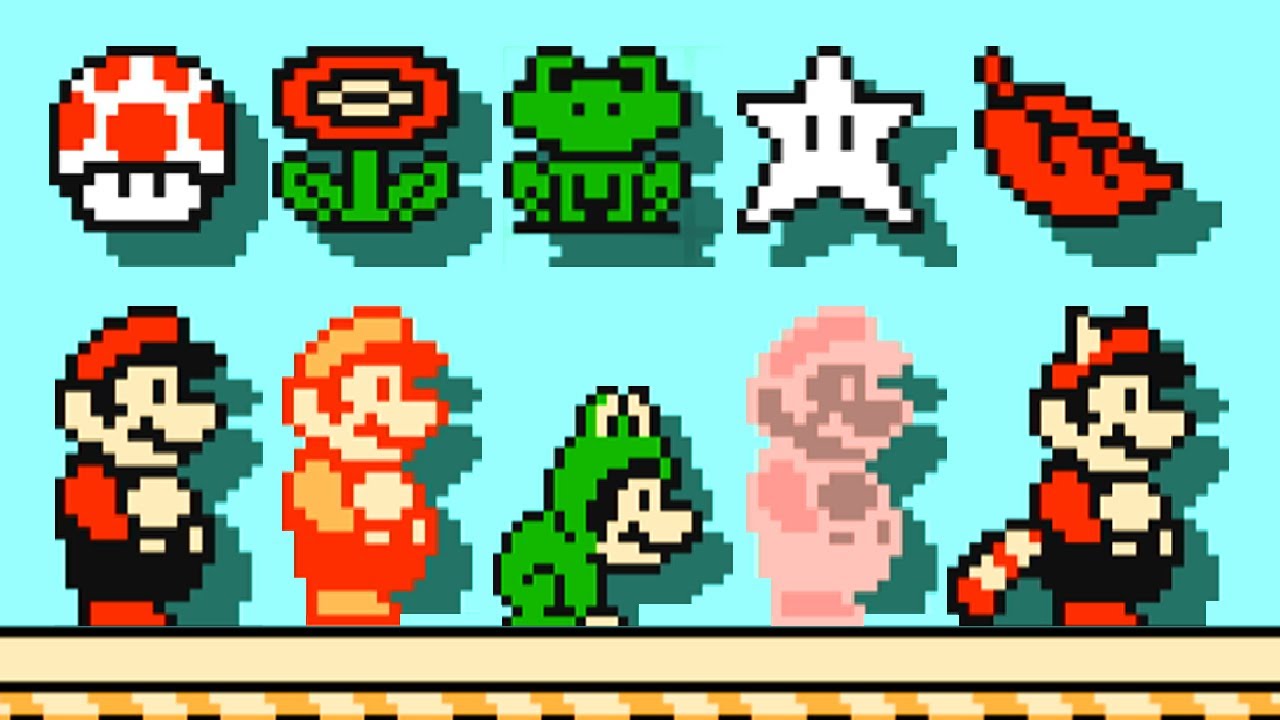 Super Mario Maker 2 - All Super Mario Bros. 3 Power-Ups - YouTube